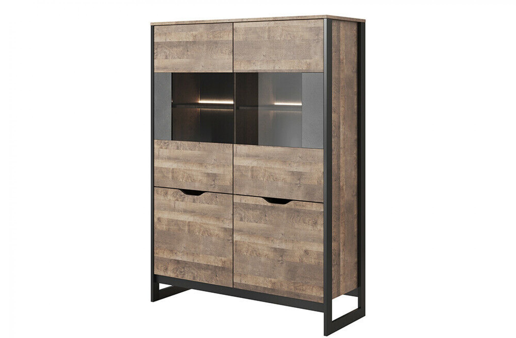 Living Room Furniture Arden Wall Unit Set Oak/Grey