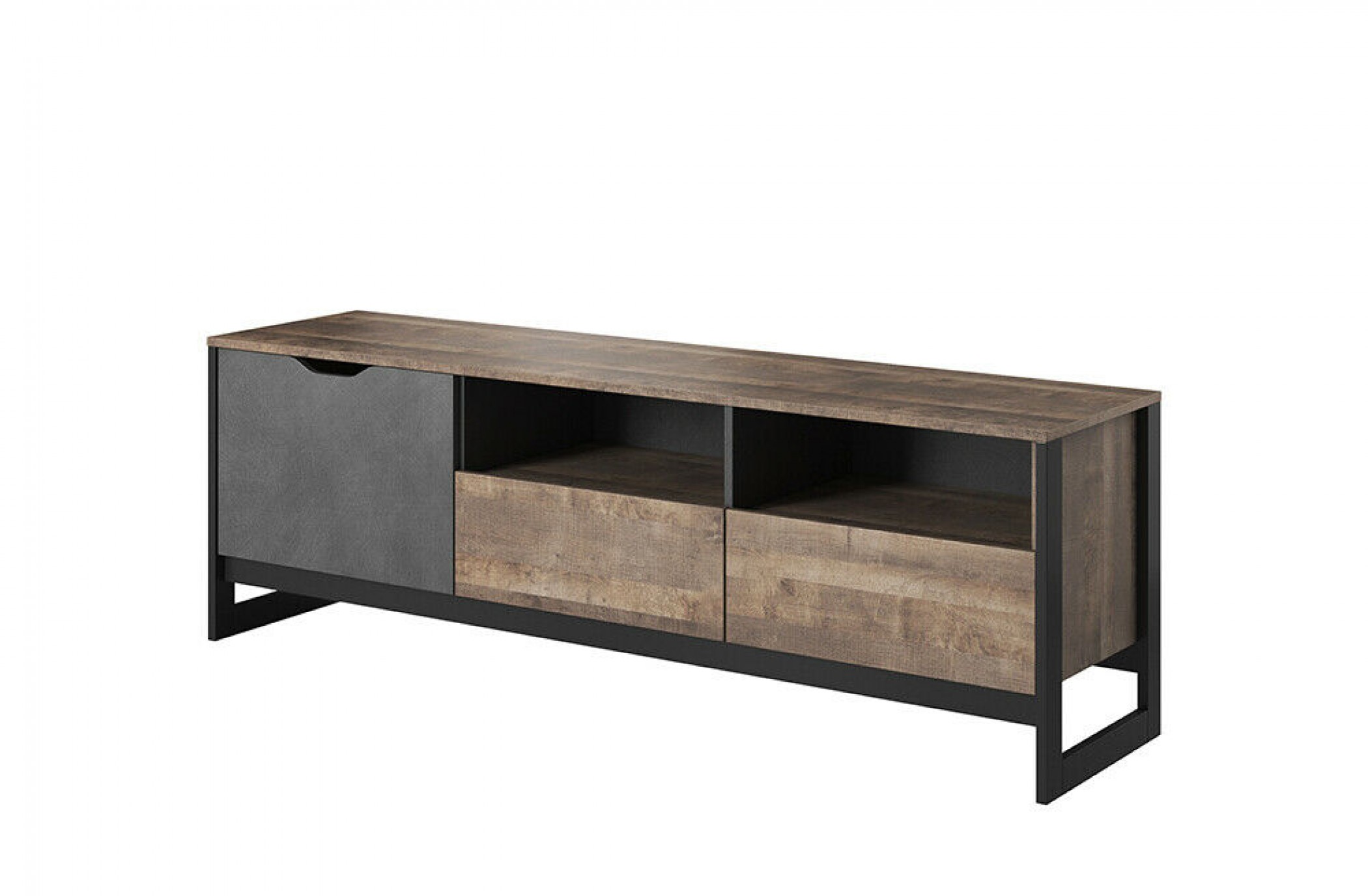 Living Room Furniture Arden Wall Unit Set Oak/Grey